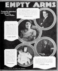 Empty Arms (1920) movie posters