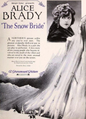 The Snow Bride (1923) movie posters
