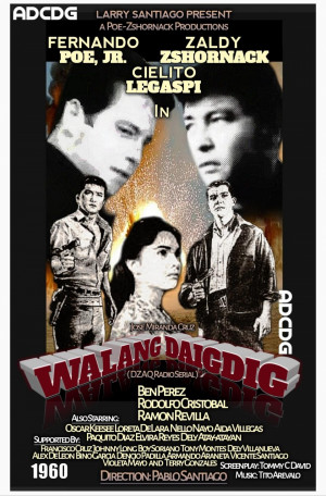 Walang daigdig (1960) movie posters