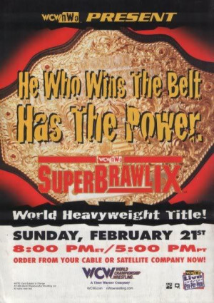 WCW SuperBrawl IX (1999) movie posters
