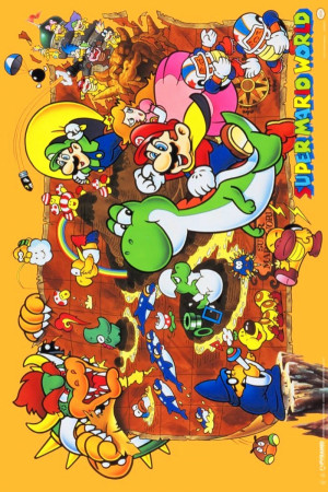 Super Mario World (1991) - Poster US - 800*1199px